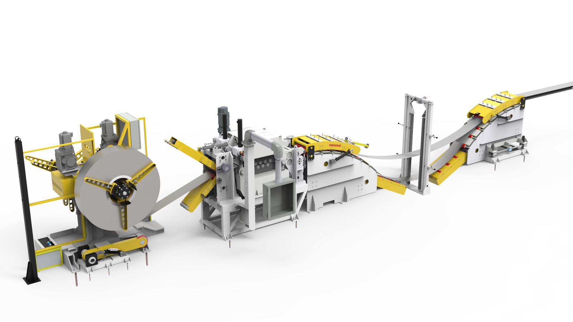 Forming press line - Elma machine - cutting / for aluminum