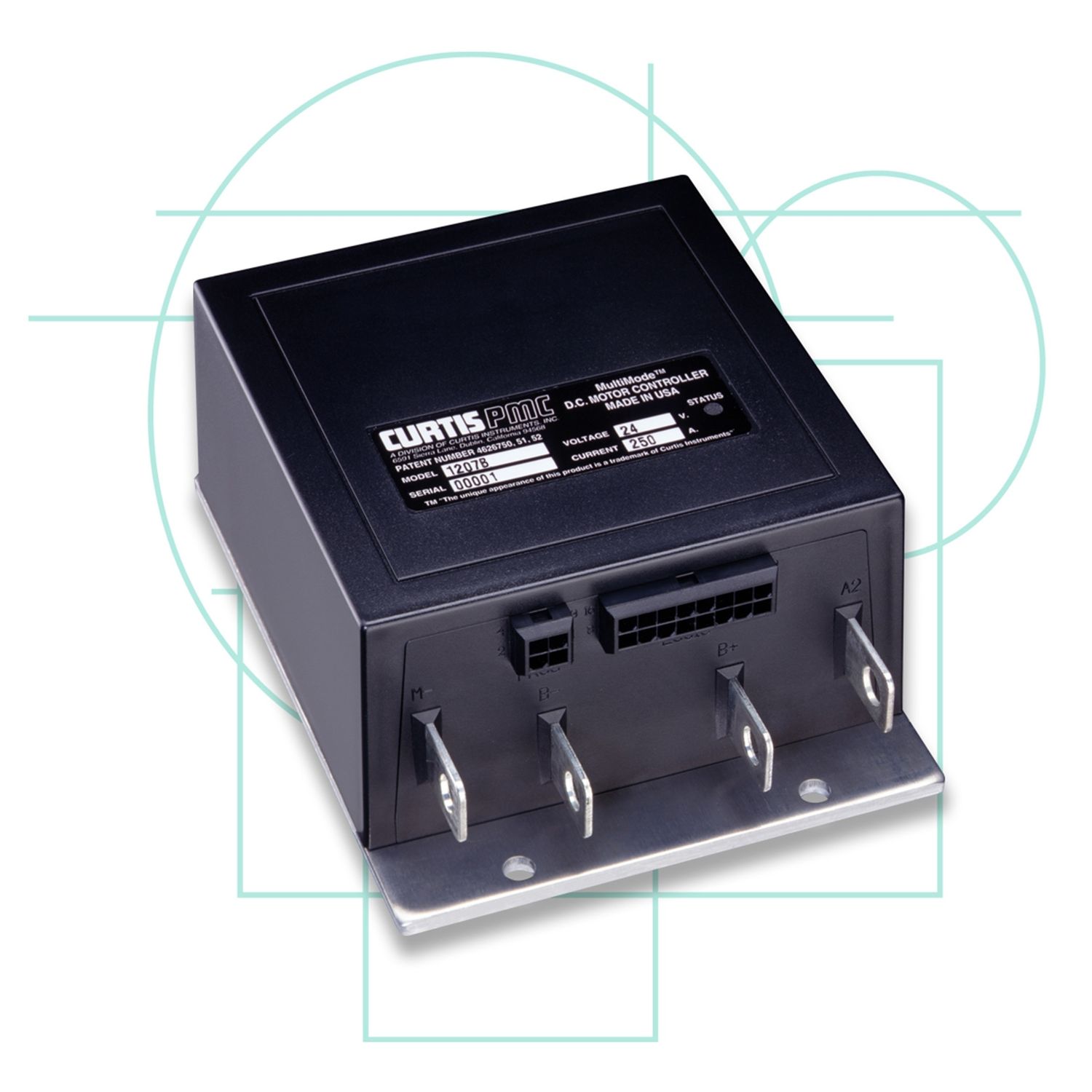 DC speed controller - 24 VDC, 250 - 300 A, IP54 | 1207B - Curtis ...