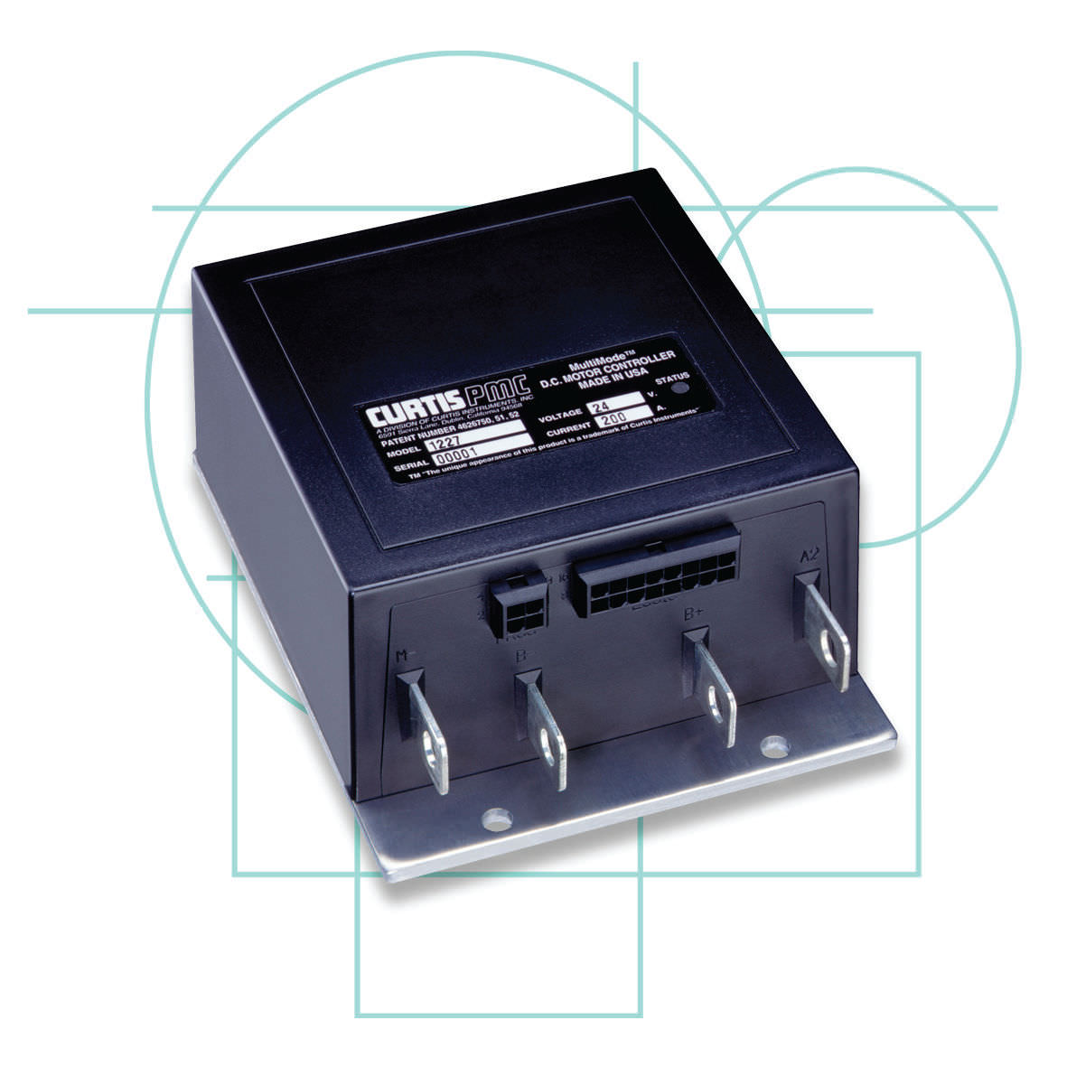 DC speed controller - 24 - 48 VDC, 100 - 250 A | 1227/1237 - Curtis ...