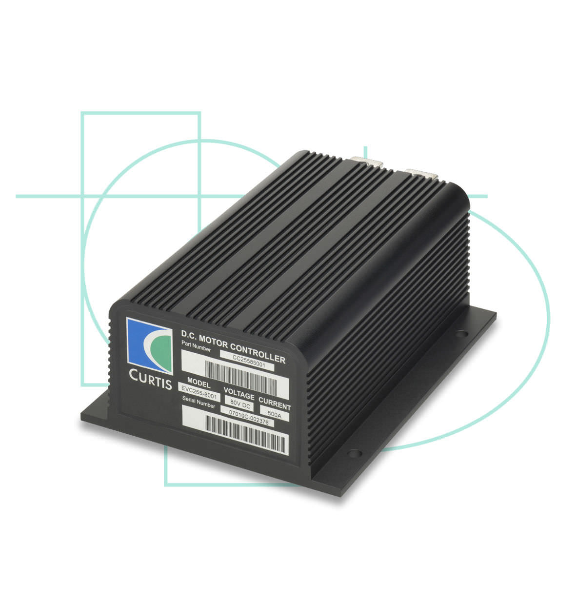 DC speed controller - 48 - 80 VDC, 600 A, IP54 | 1253 - Curtis Instruments