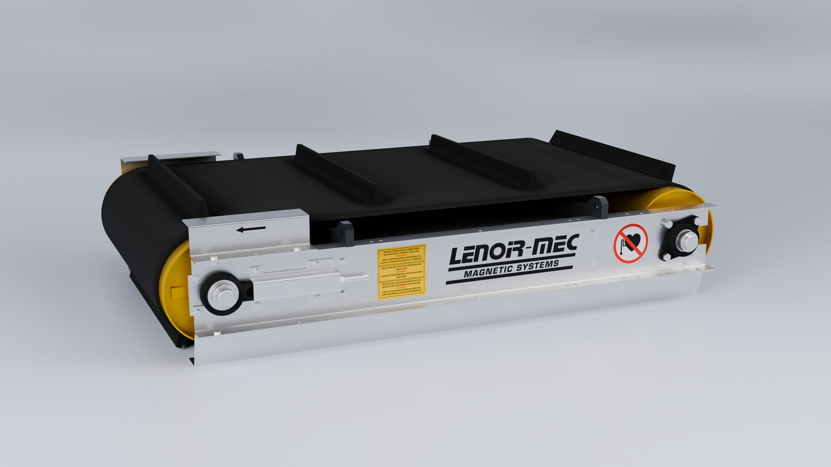 Metal separator - OVAP - Lenoir-Mec - waste / overband / permanent magnet