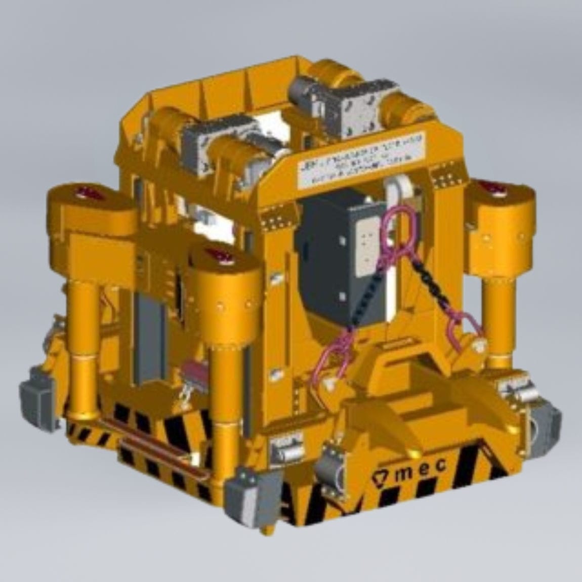 Electro magnet lifting beam - Lenoir-Mec - for tubes