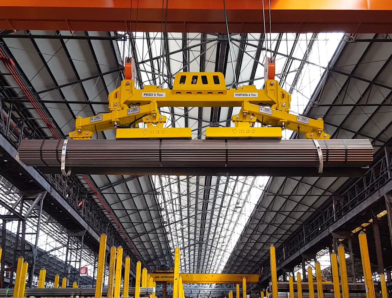 Electrically switched electro lifting magnet - Lenoir-Mec - for sheet ...