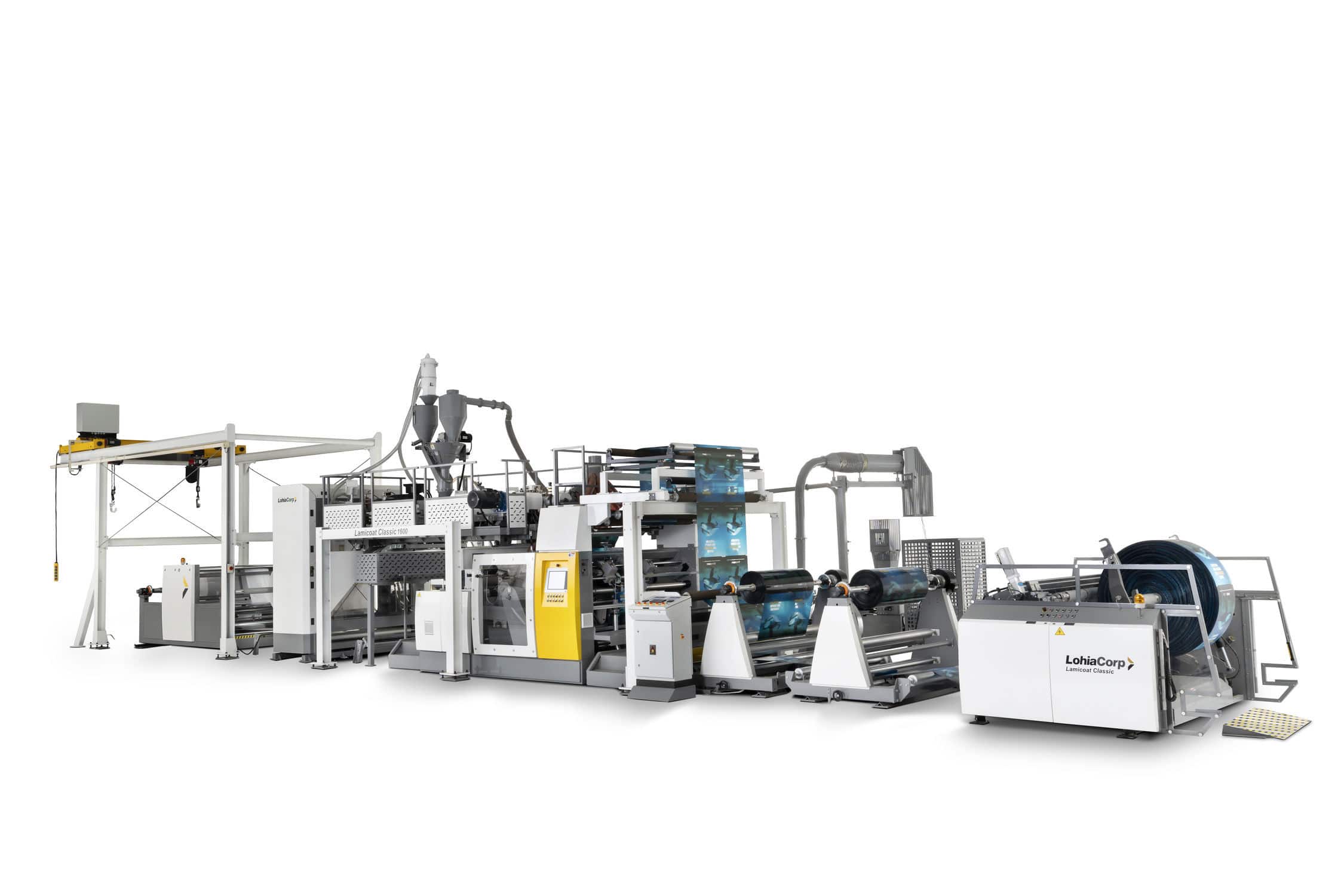 Coating extrusion line - lamicoat series - Lohia Corp Limited - for PP ...