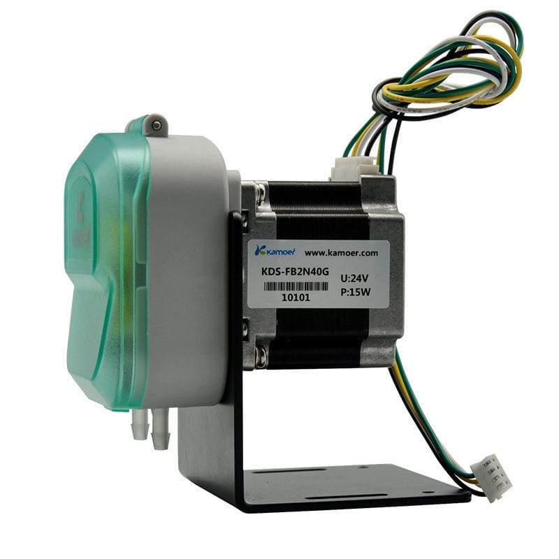 Peristaltic pump - KDS series - A2V Mécatronique - water / stepper motor-driven / mobile