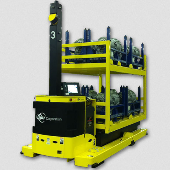 Electric stacker truck - JBT Corporation AGV Sytems - AGV / for pallet ...