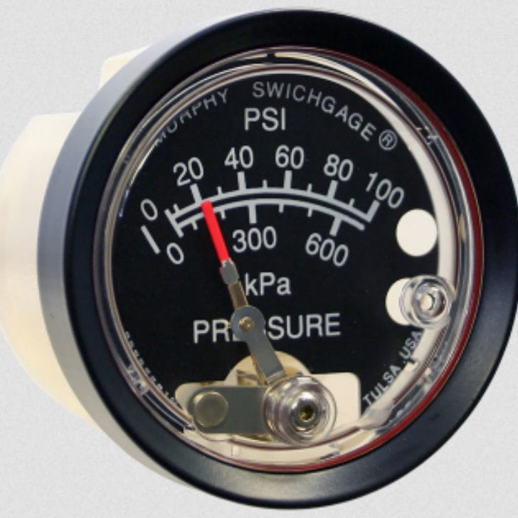 Pressure gauge - A20P series - Frank W Murphy Ltd. - water / oil ...