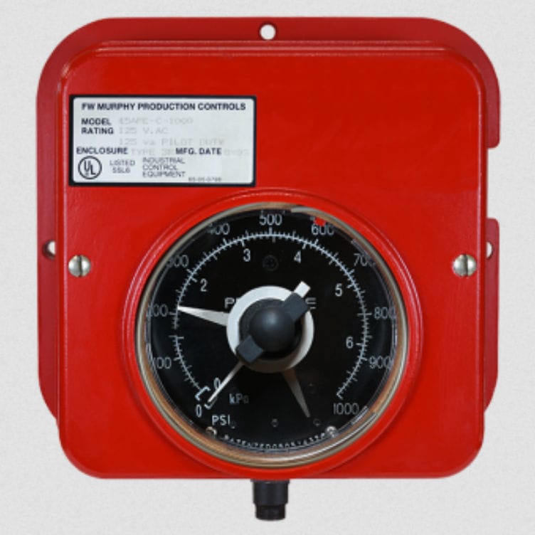 Pressure gauge - 45APE - Frank W Murphy Ltd. - for control / stainless ...