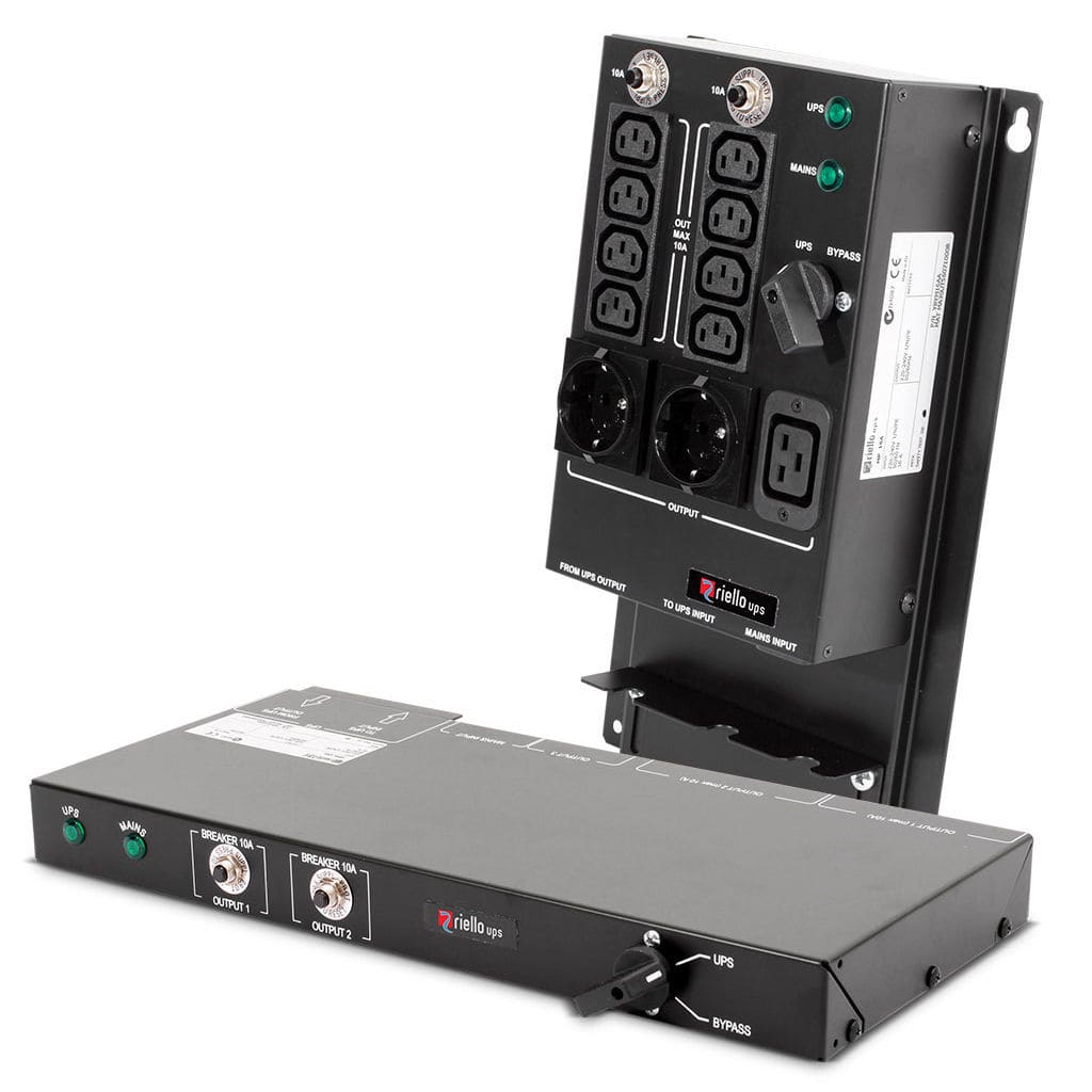Manual transfer switch - Multi Pass - RIELLO UPS - rack-mount / for UPS