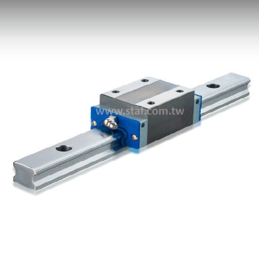 Caged ball linear guide - BGC series - STAF - steel / high-precision