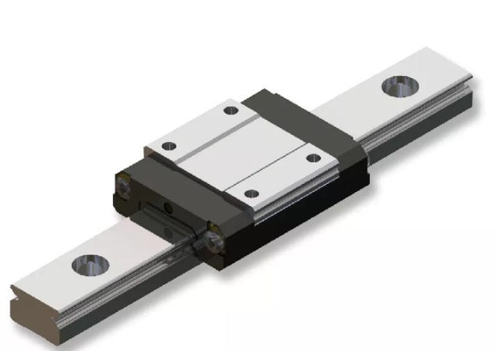 Caged ball linear guide - MPH series - STAF - compact / high-precision ...