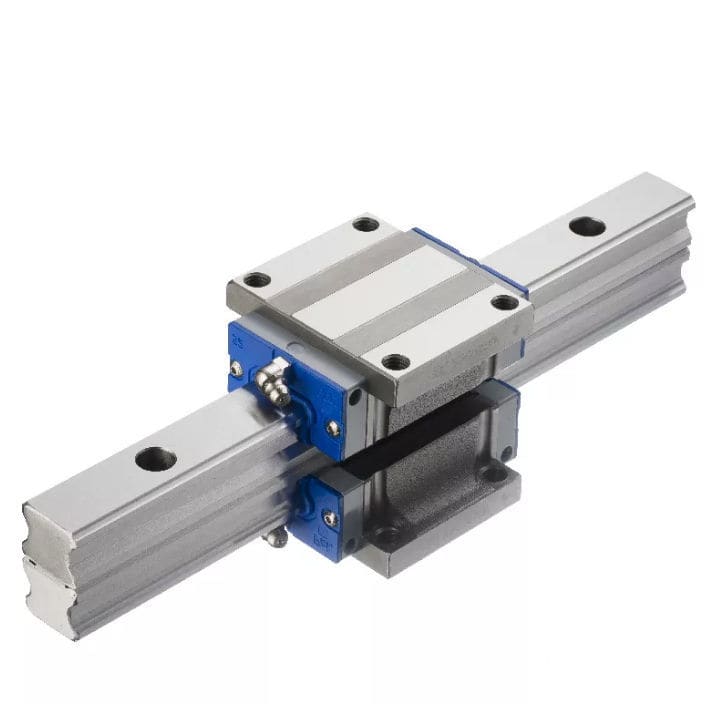 Caged ball linear guide - BGC series - STAF - high-precision / steel