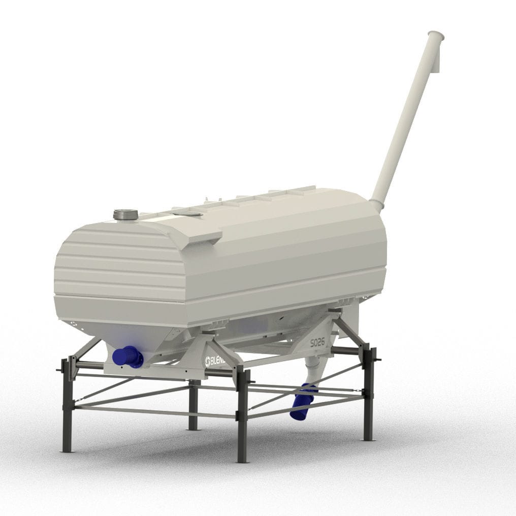 Horizontal silo - S-SILOS - BLEND - cement / concrete