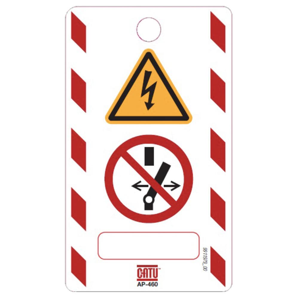 Prohibition safety sign - AP-460 - CATU - electric risk