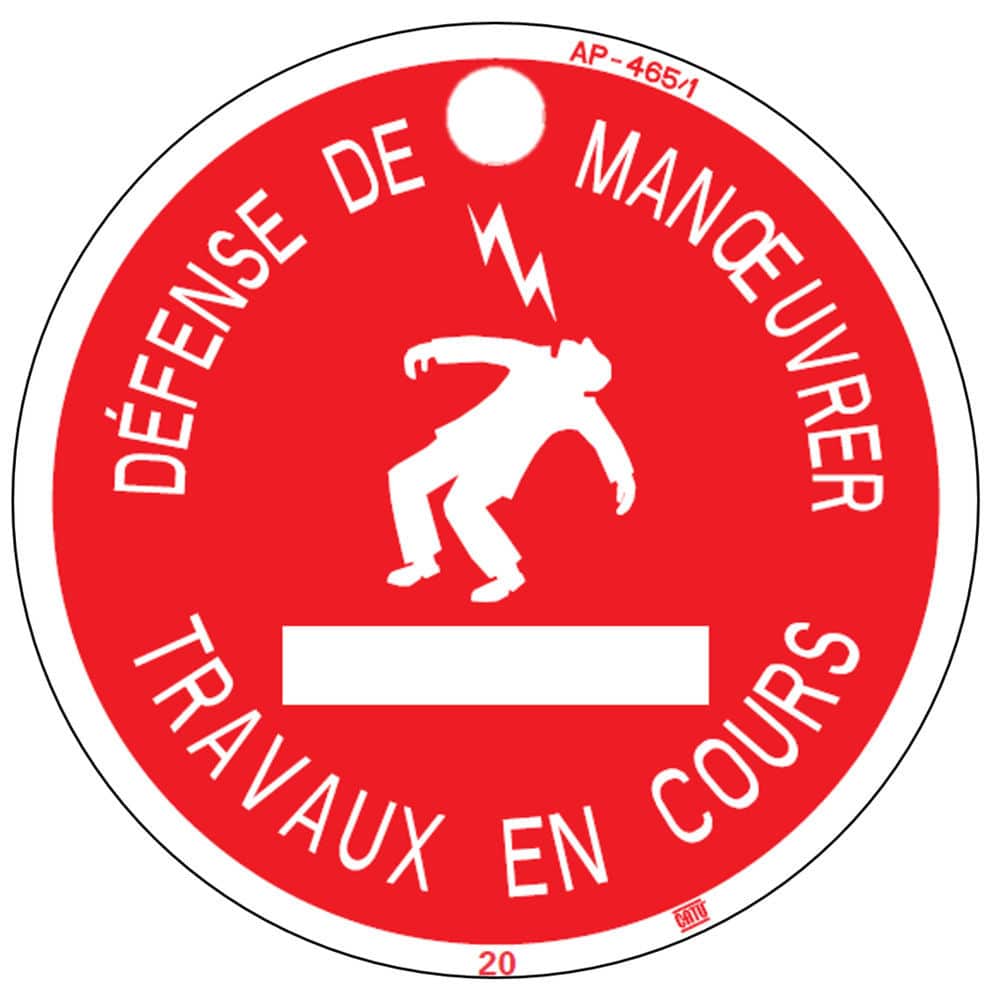 Prohibition safety sign - AP-465/1 - CATU - electric risk