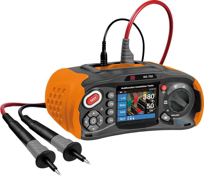 Installation tester - MX-750 - CATU - voltage / insulation resistance / RCD