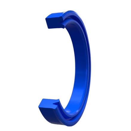 U-shaped seal - TTI series - EVCO - lipped / polyurethane / FKM