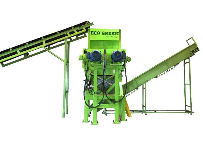 Tire recycling unit - ECO TDS TS-30-RS - ECO Green Equipment, USA