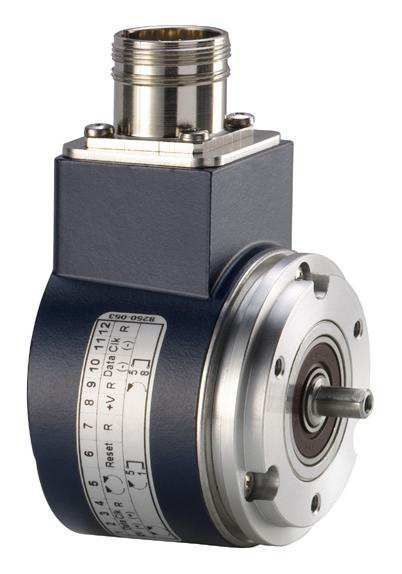 Absolute rotary encoder - PHM5 series - AK Industries - solid-shaft ...