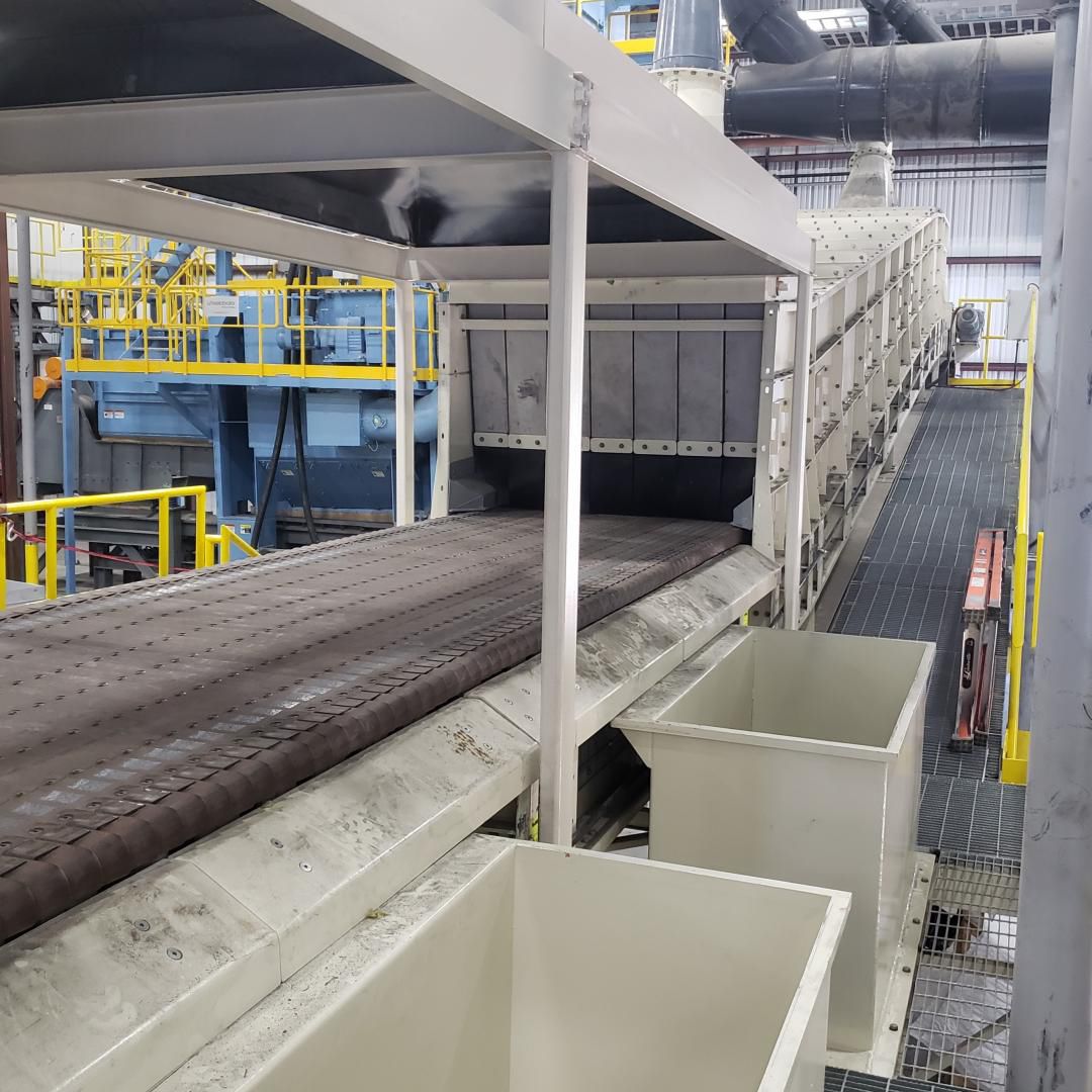 Belt conveyor - MCC® - Magaldi Casting Cooler - Magaldi Power SpA ...