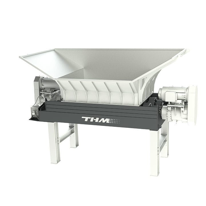 Primary shredder - TSR - THM recycling solutions - double shaft / for ...