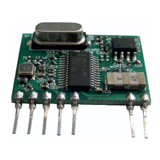 Wireless receiver module - RCASK3-434-CH - Radiocontrolli S.R.L ...
