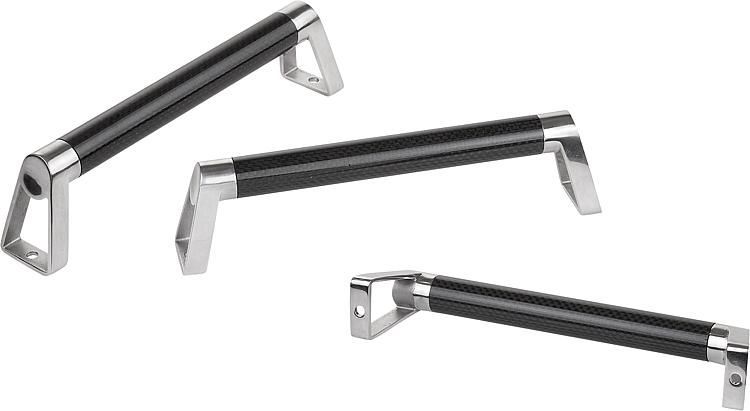Tubular handle - K0782 series - HEINRICH KIPP WERK GmbH & Co. KG - carbon