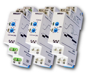 Current monitoring relay - MRI series - BMR trading - 1 NO/NC / AC/DC ...