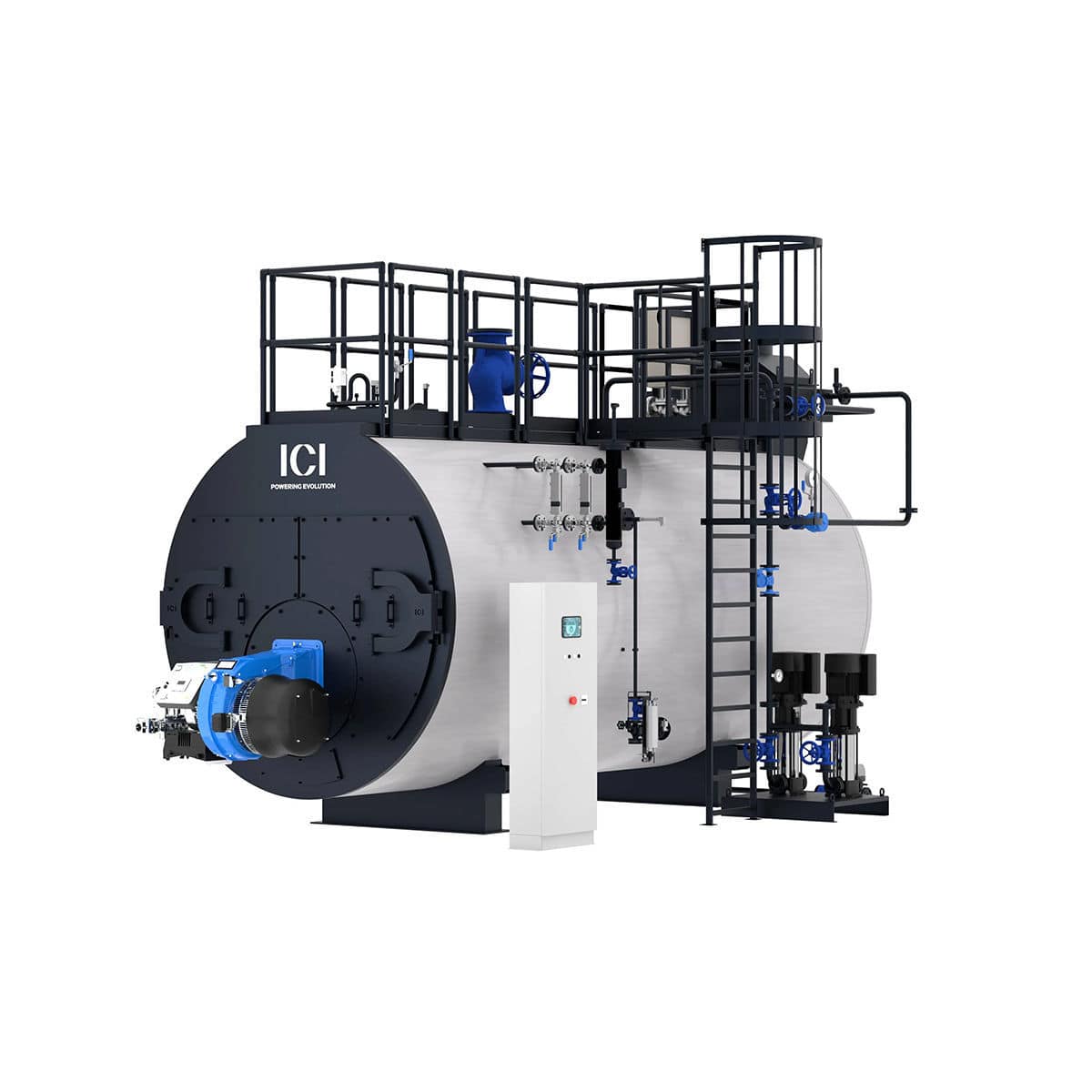 Steam boiler - GX - ICI POWERING EVOLUTION - gas / three-pass / high ...