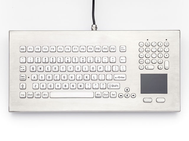 Desktop keyboard - DT-102-NI - IKEY Industrial Peripherals - with ...