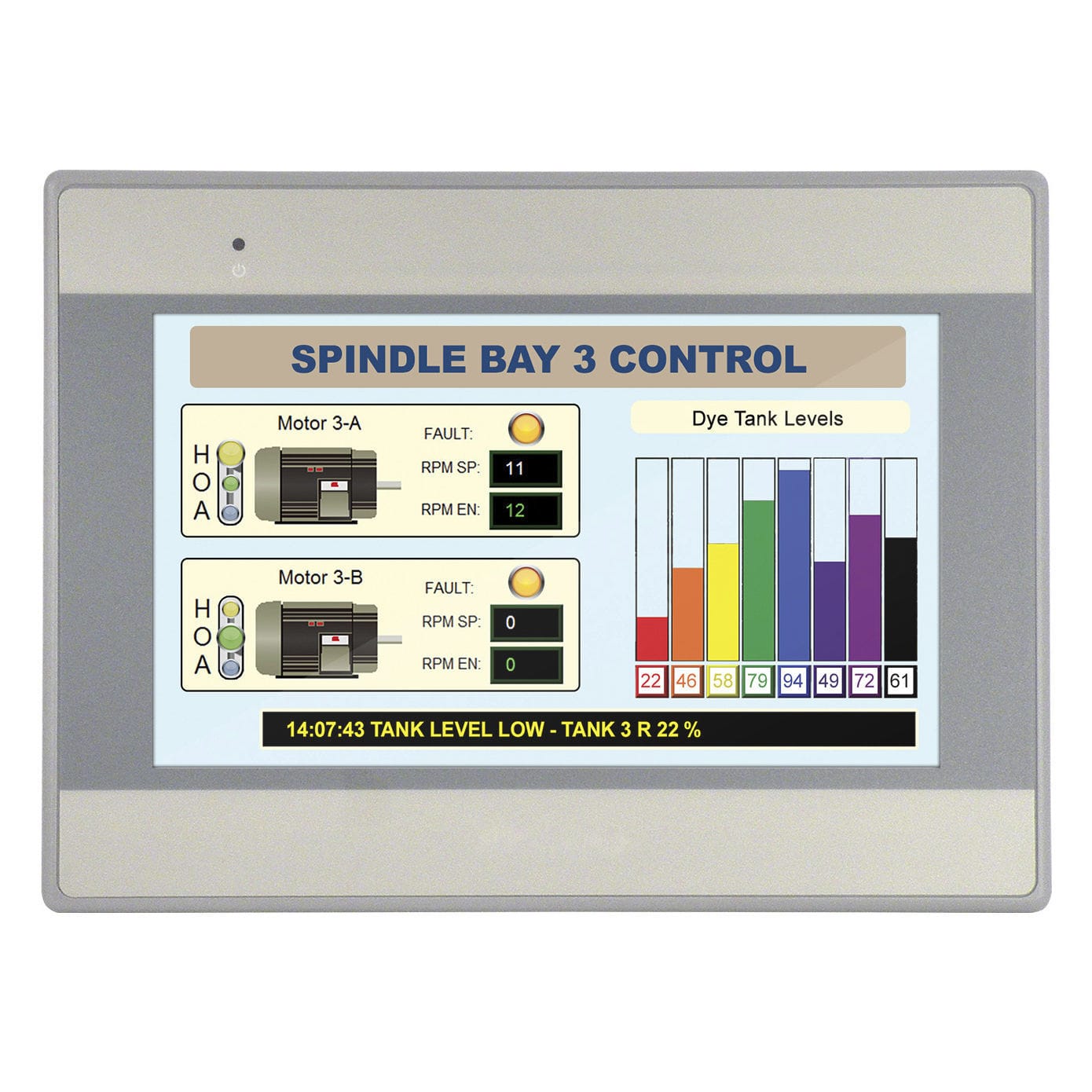 Resistive touch screen HMI - HMI5070L - Maple Systems - panel-mount ...