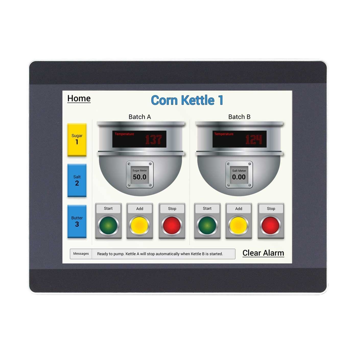 Resistive touch screen HMI - HMI5097NXL - Maple Systems - panel-mount ...