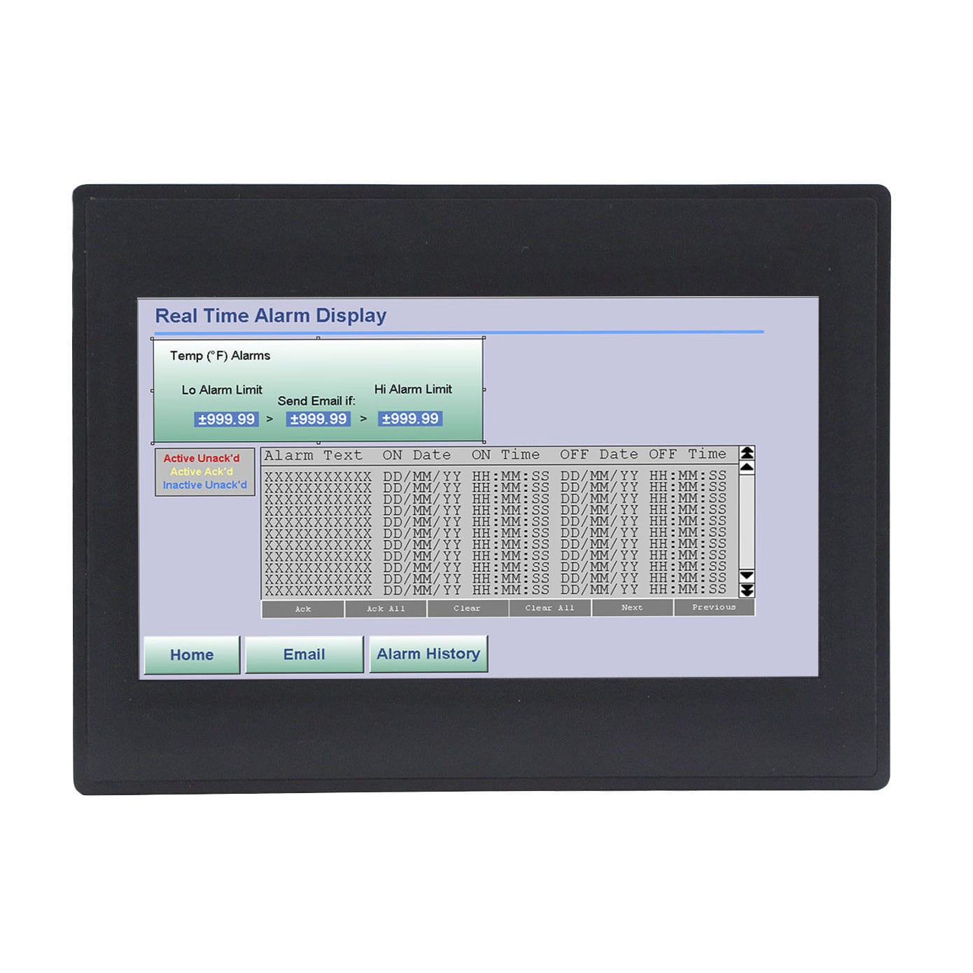 Resistive touch screen HMI - HMC4070A-M - Maple Systems - panel-mount ...