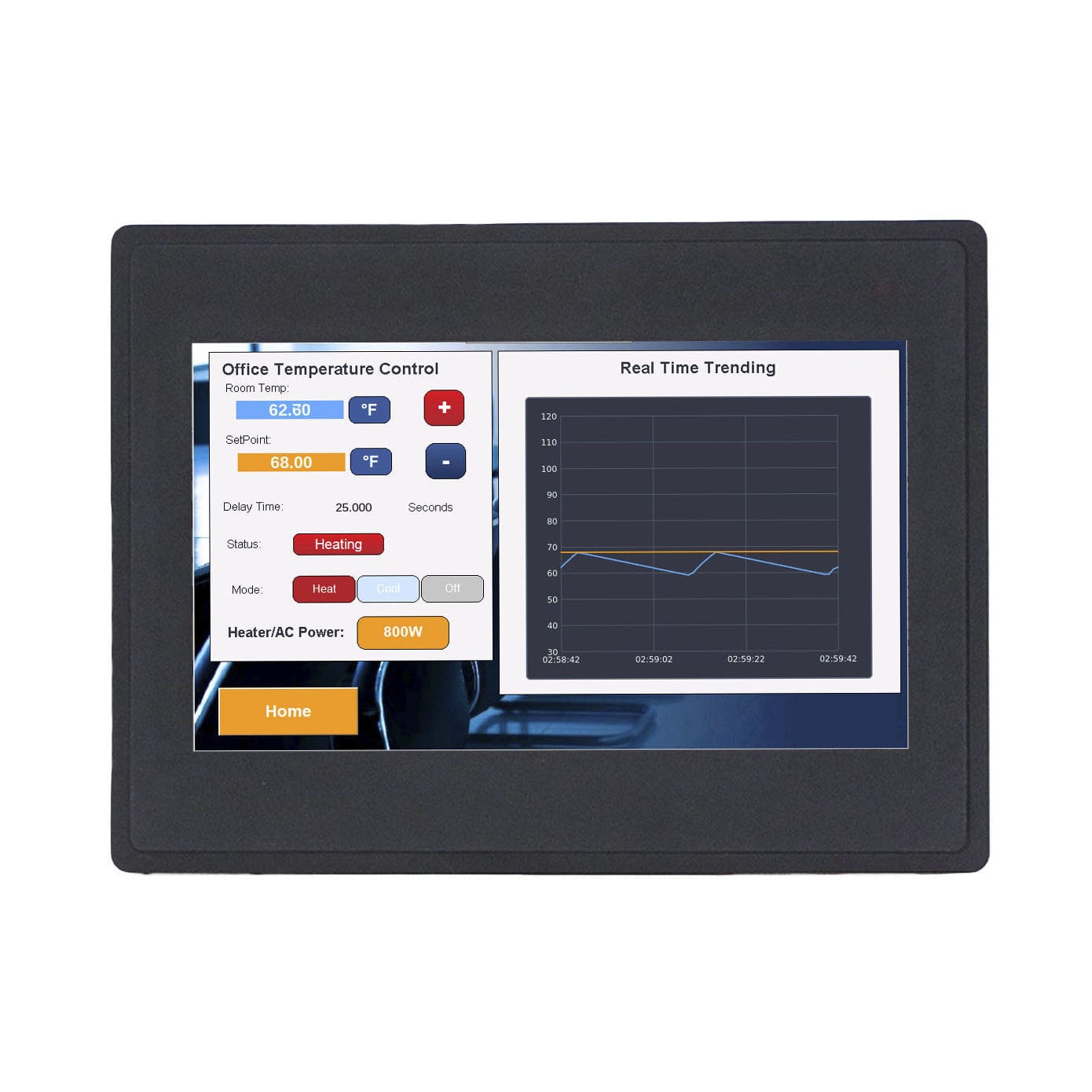 Resistive touch screen HMI - HMC4043A-M - Maple Systems - panel-mount ...