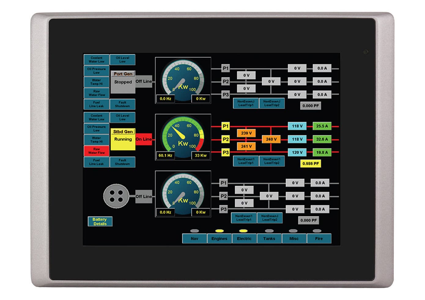 LCD panel PC - OMI6808B - Maple Systems - touch screen / 8" / 800 x 600