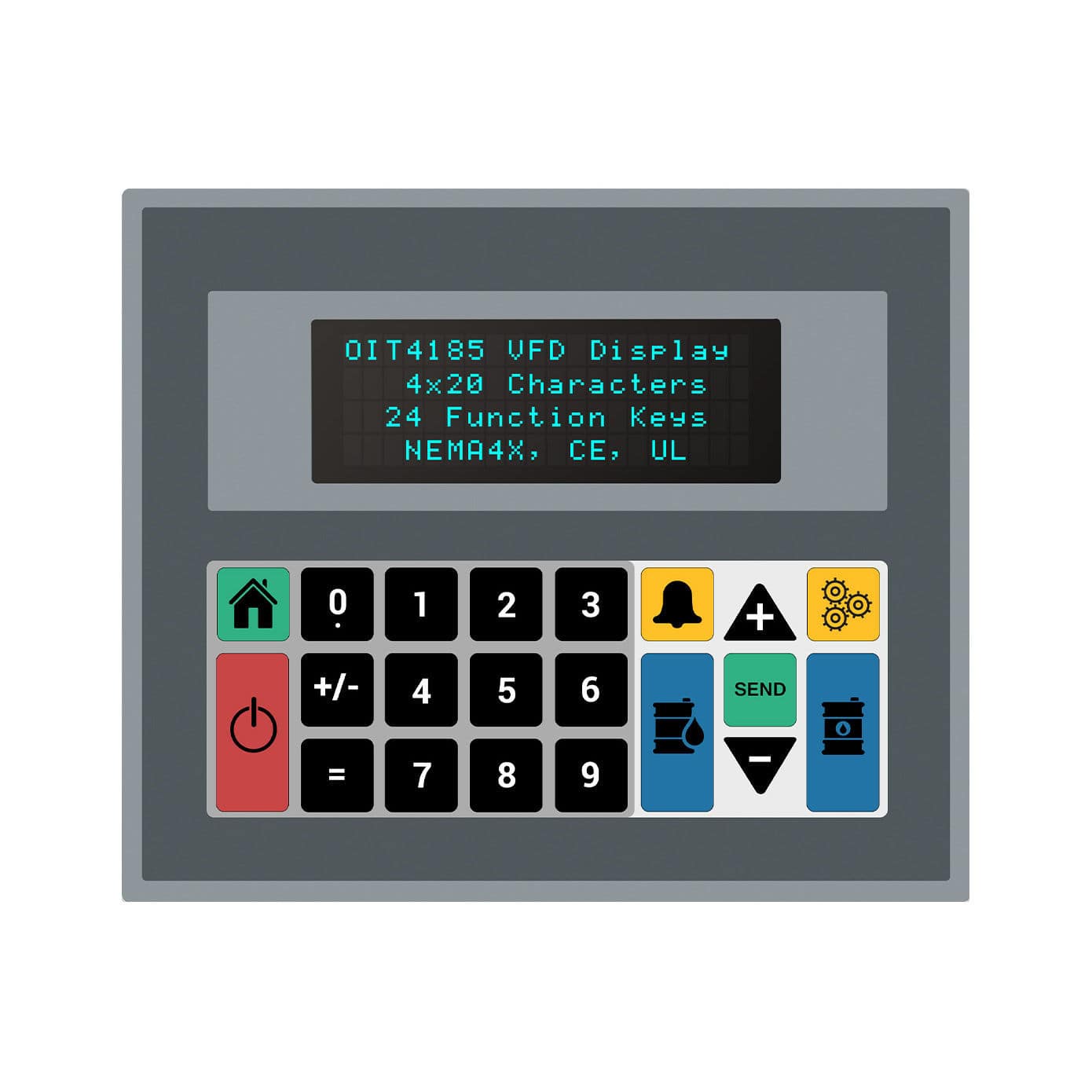 VFD display - OIT4185-A00 - Maple Systems - alphanumeric / dot-matrix ...