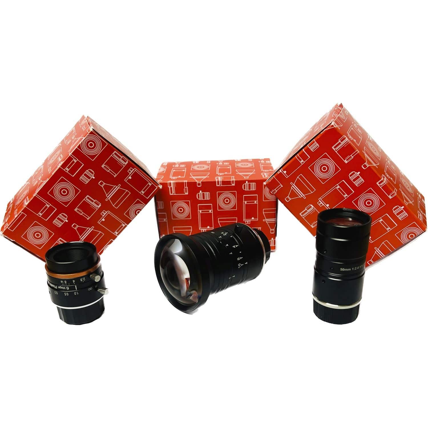 Area scan camera lens - VEA Srl - for detection / image capture / measuring