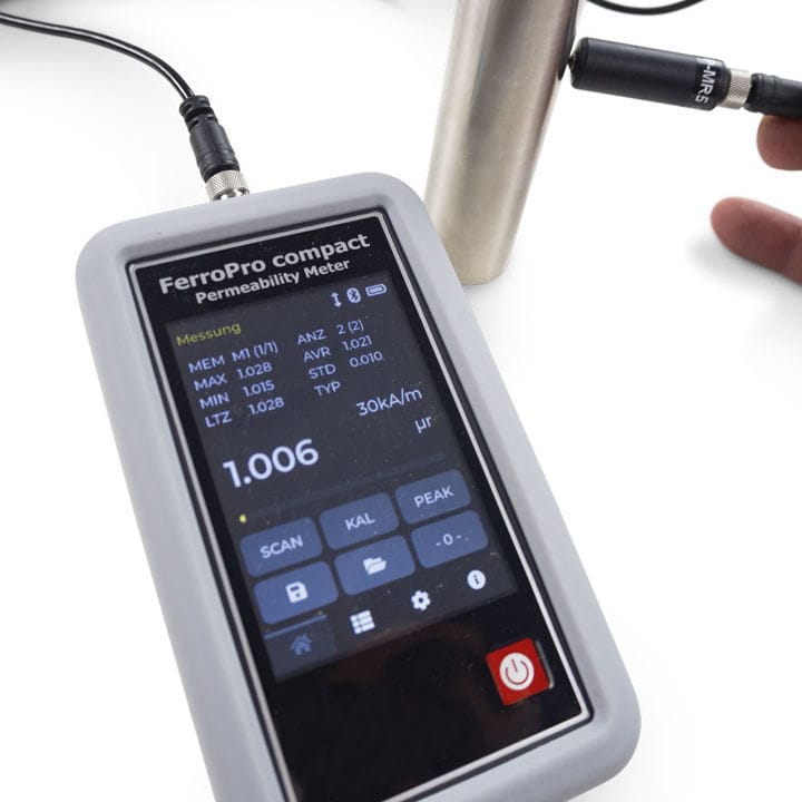 Permeability measuring instrument - FerroPro Compact - TemaFlux ...