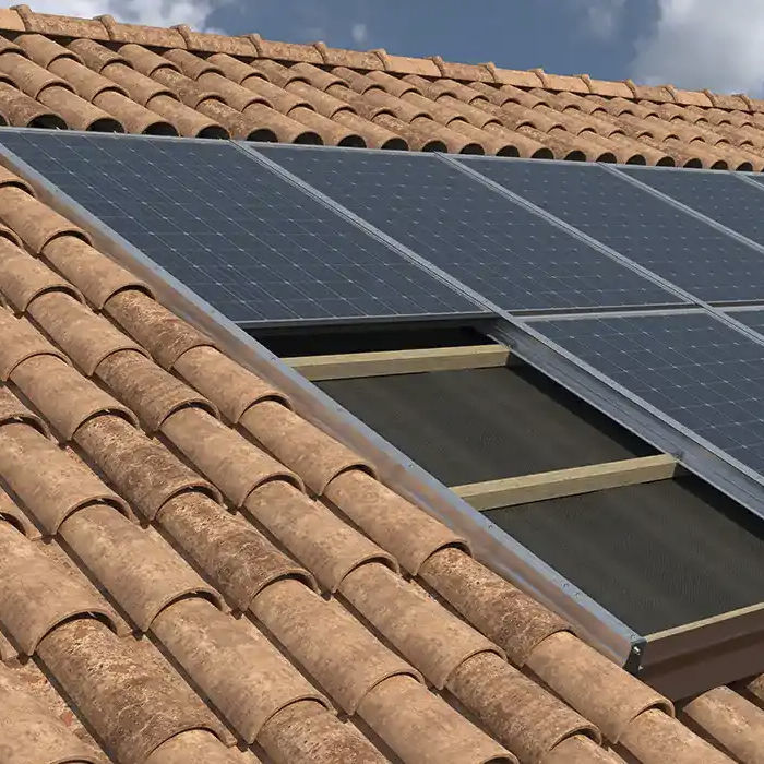 Mono-pitched roof PV mounting system - Contact Italia srl - for ...