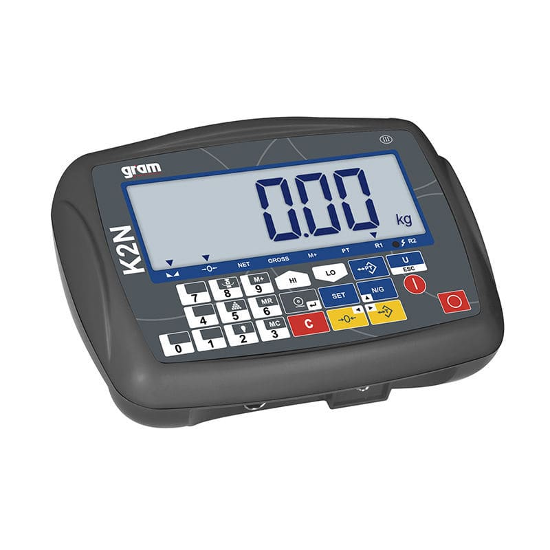 LCD display weight indicator - Gram K2N - Gram Group - panel-mount ...