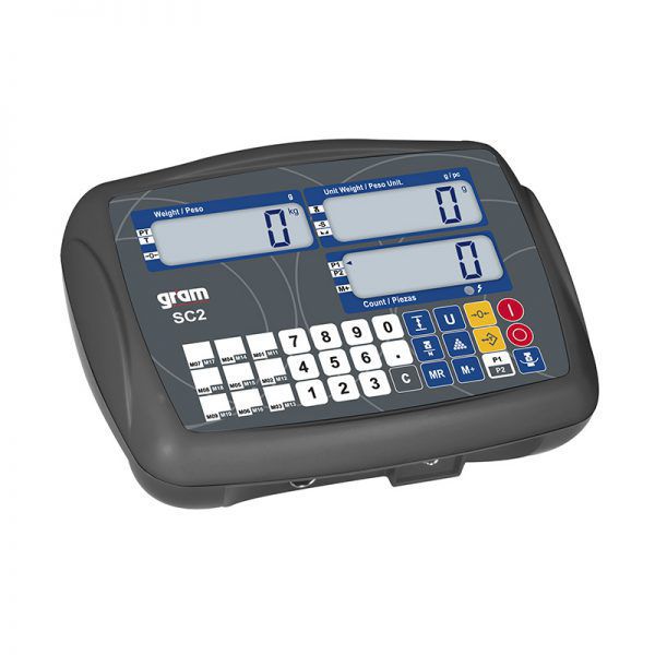 LCD display weight indicator - Gram SC2 - Gram Group - panel-mount / RS ...