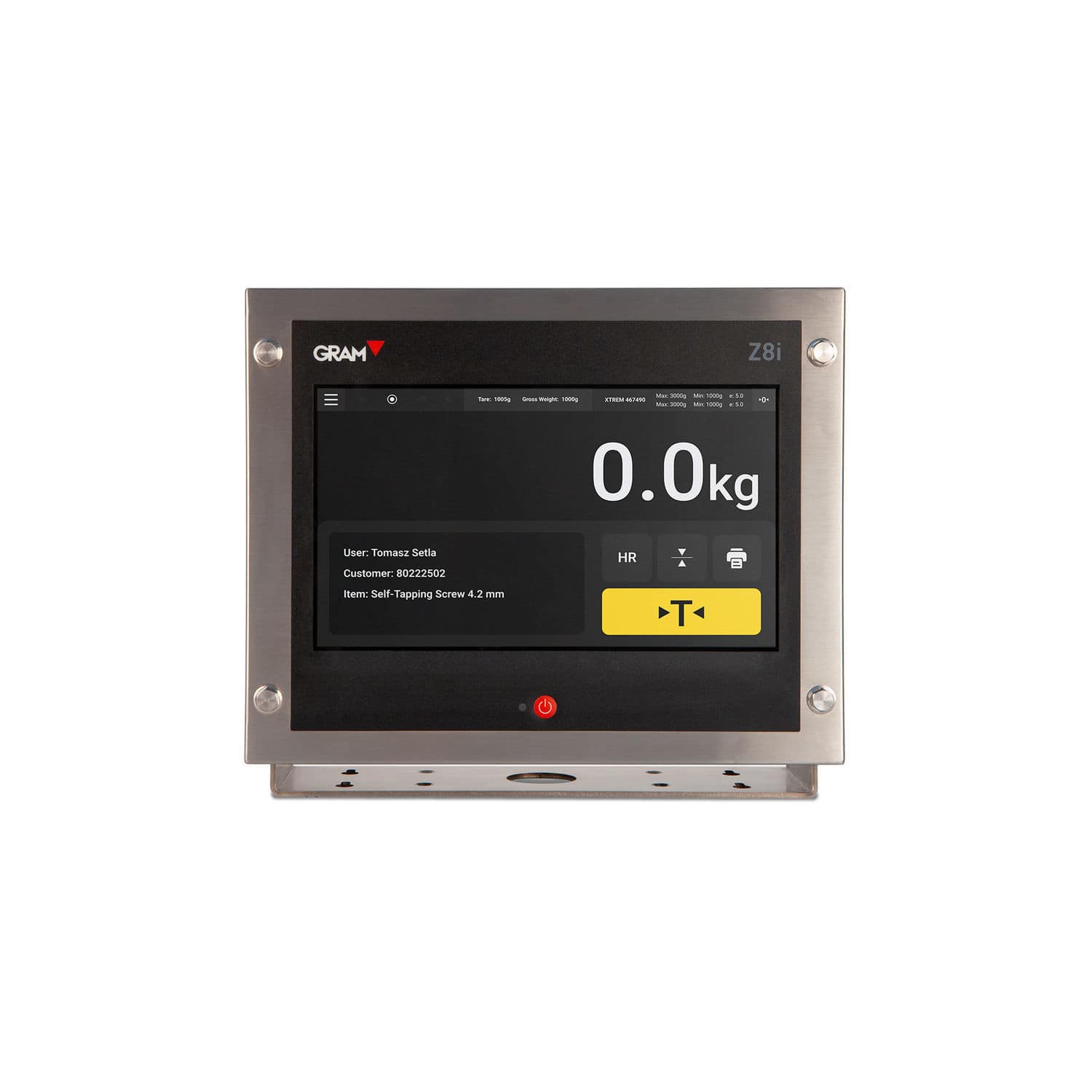 Digital weight indicator - Gram Z8i - Gram Group - benchtop / panel ...