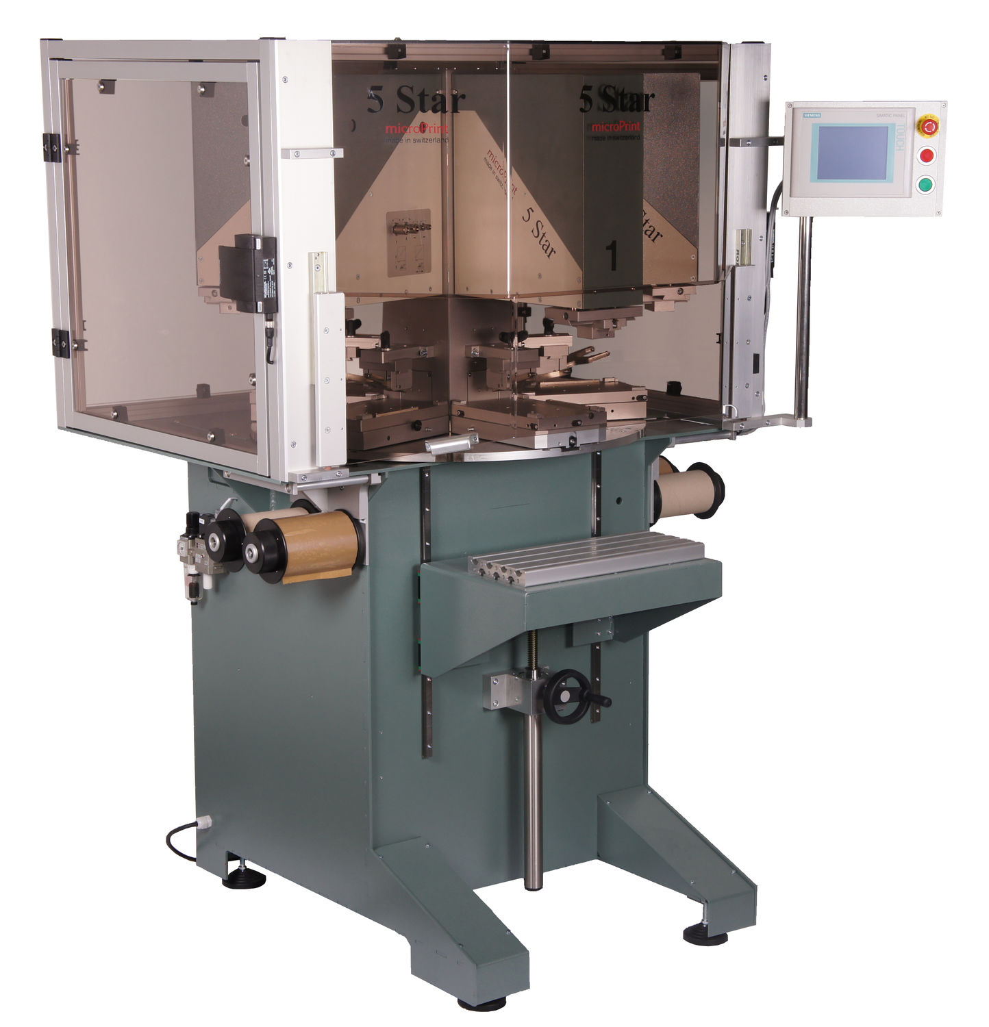 Pad printing machine with open ink cup - 5Star - microPrint LC GmbH