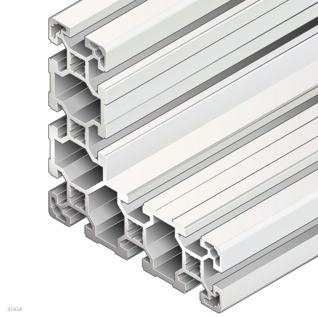 Anodized aluminum profile - 3842538287 - Bosch Rexroth - Assembly ...
