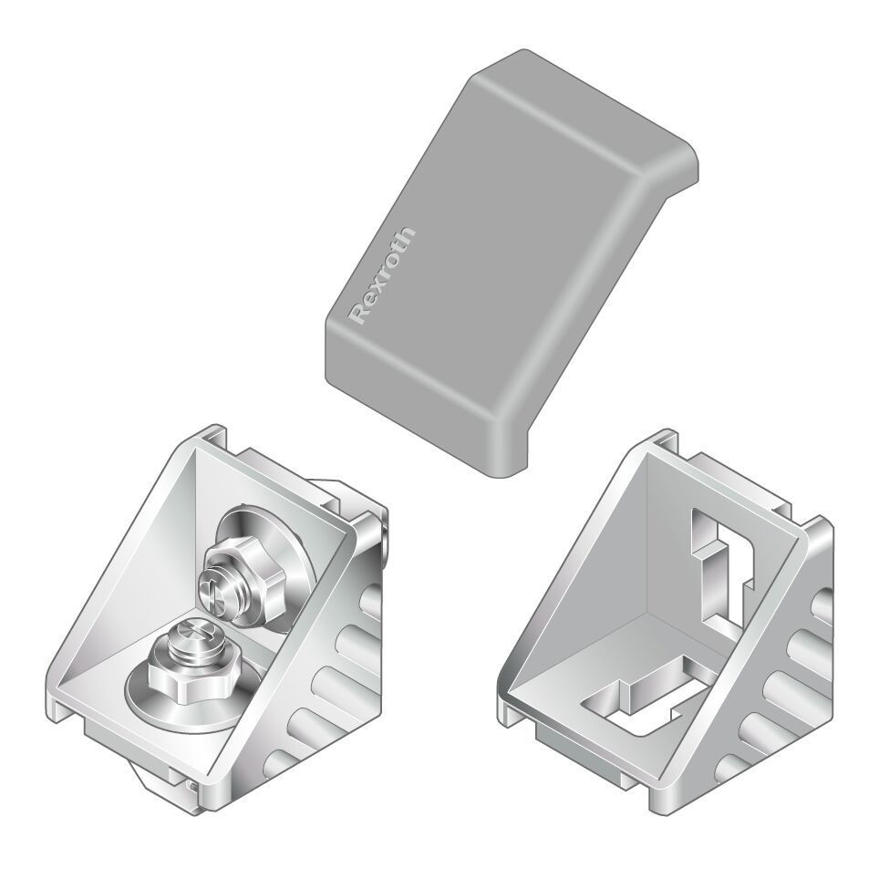 Assembly angle bracket - 3842551603 - Bosch Rexroth - Assembly ...