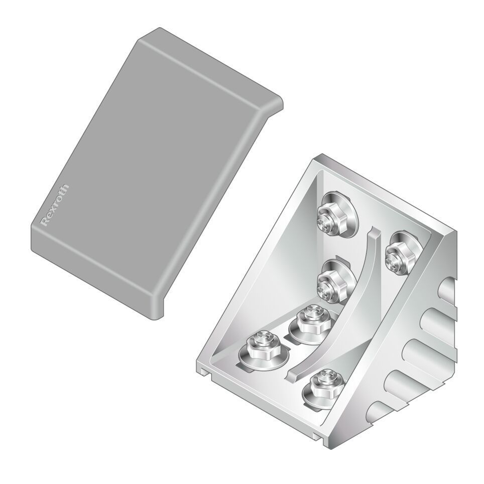 Profile assembly angle bracket - 3842530360 - Bosch Rexroth - Assembly ...