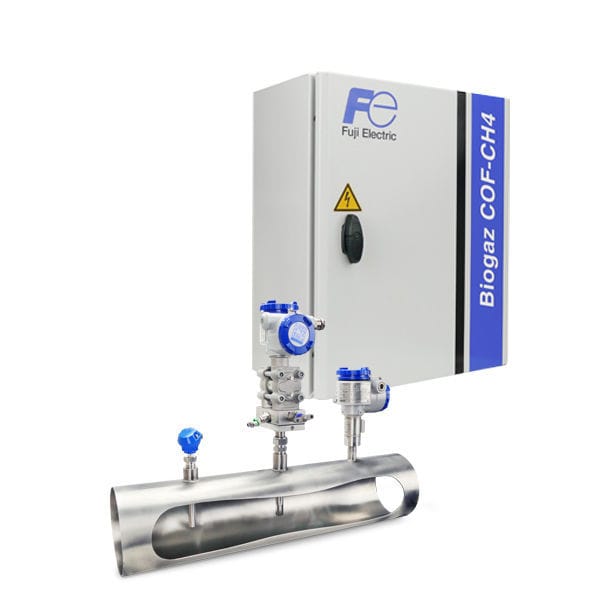 Biogas flow meter - FUJI ELECTRIC France - differential pressure / pitot tube / volume