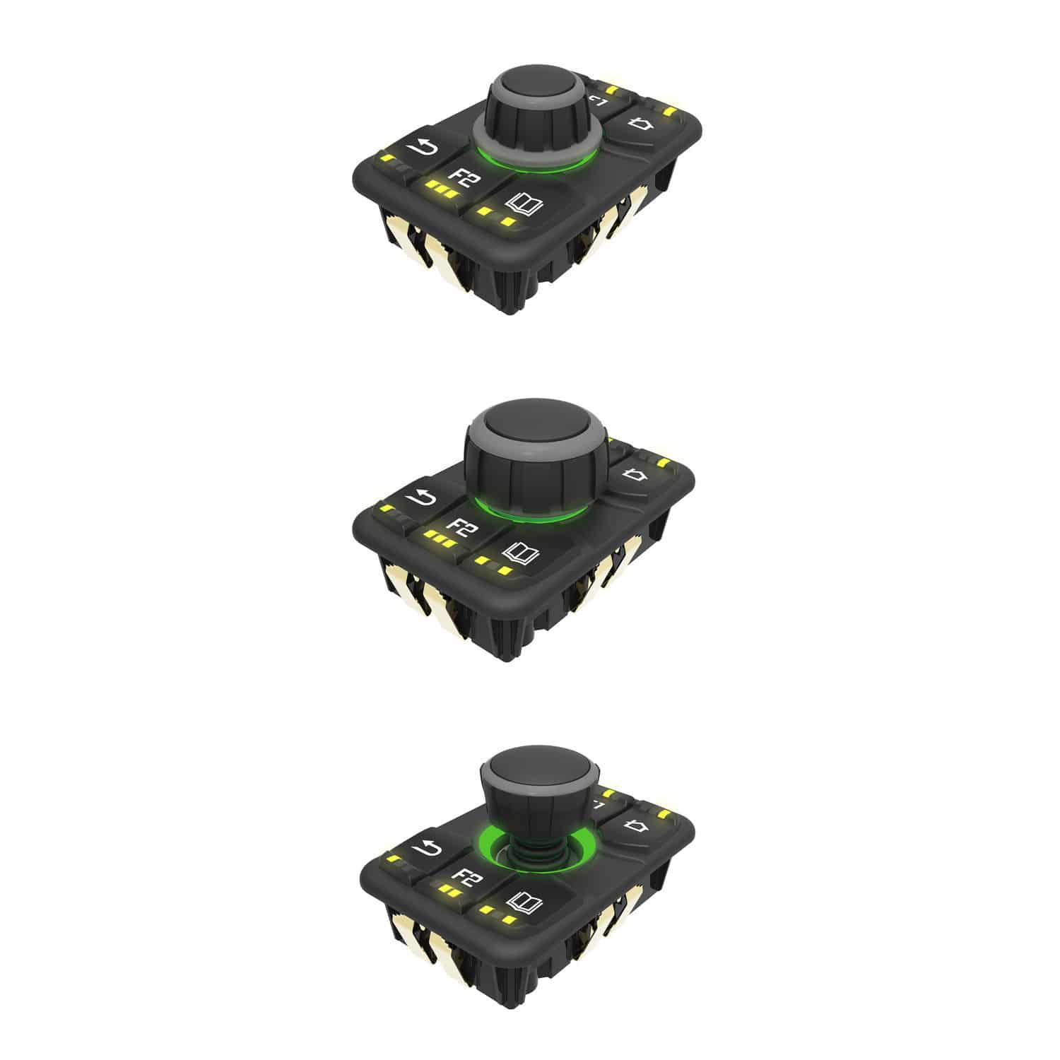 Joystick with buttons - 3J series - Grayhill