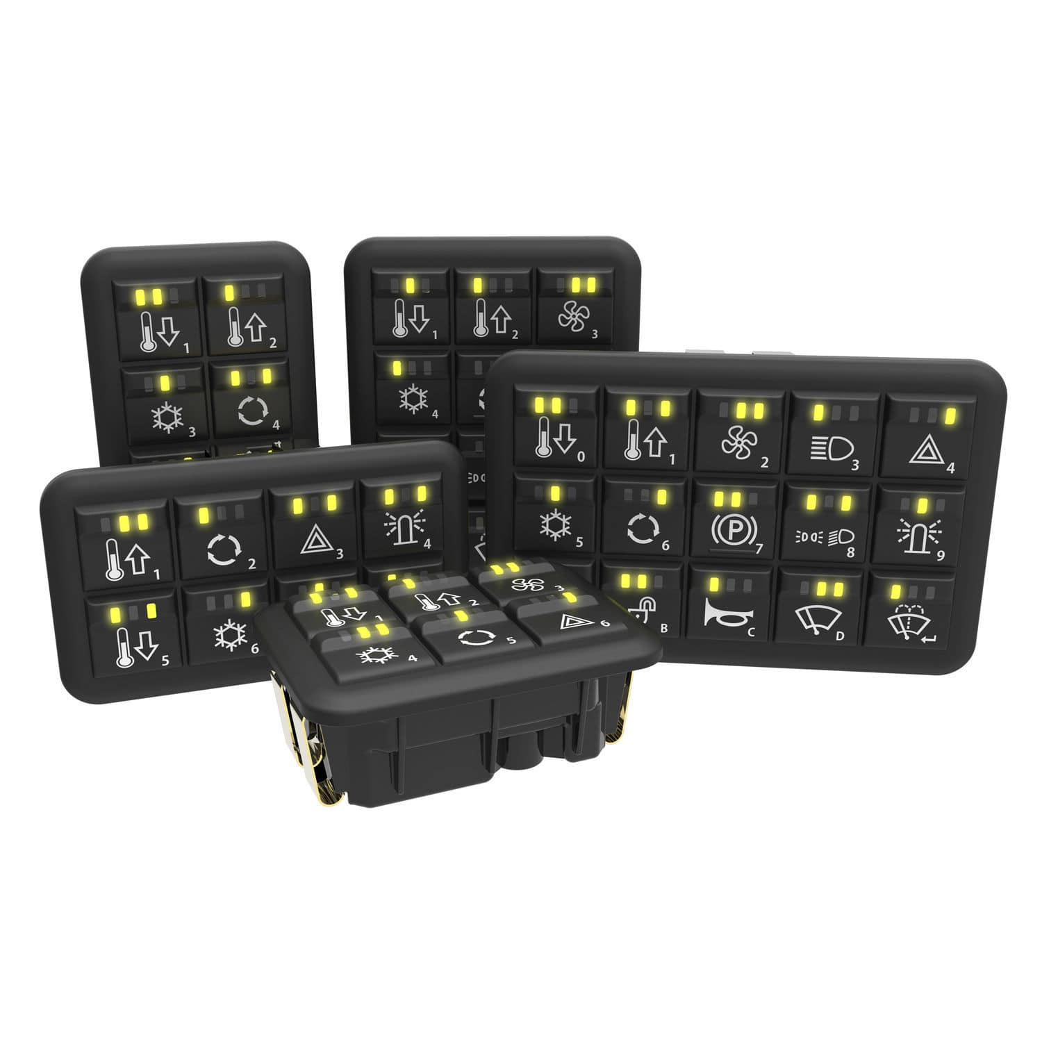 12-key keypad - 3K series - Grayhill - 20-key / 8-key / panel-mount