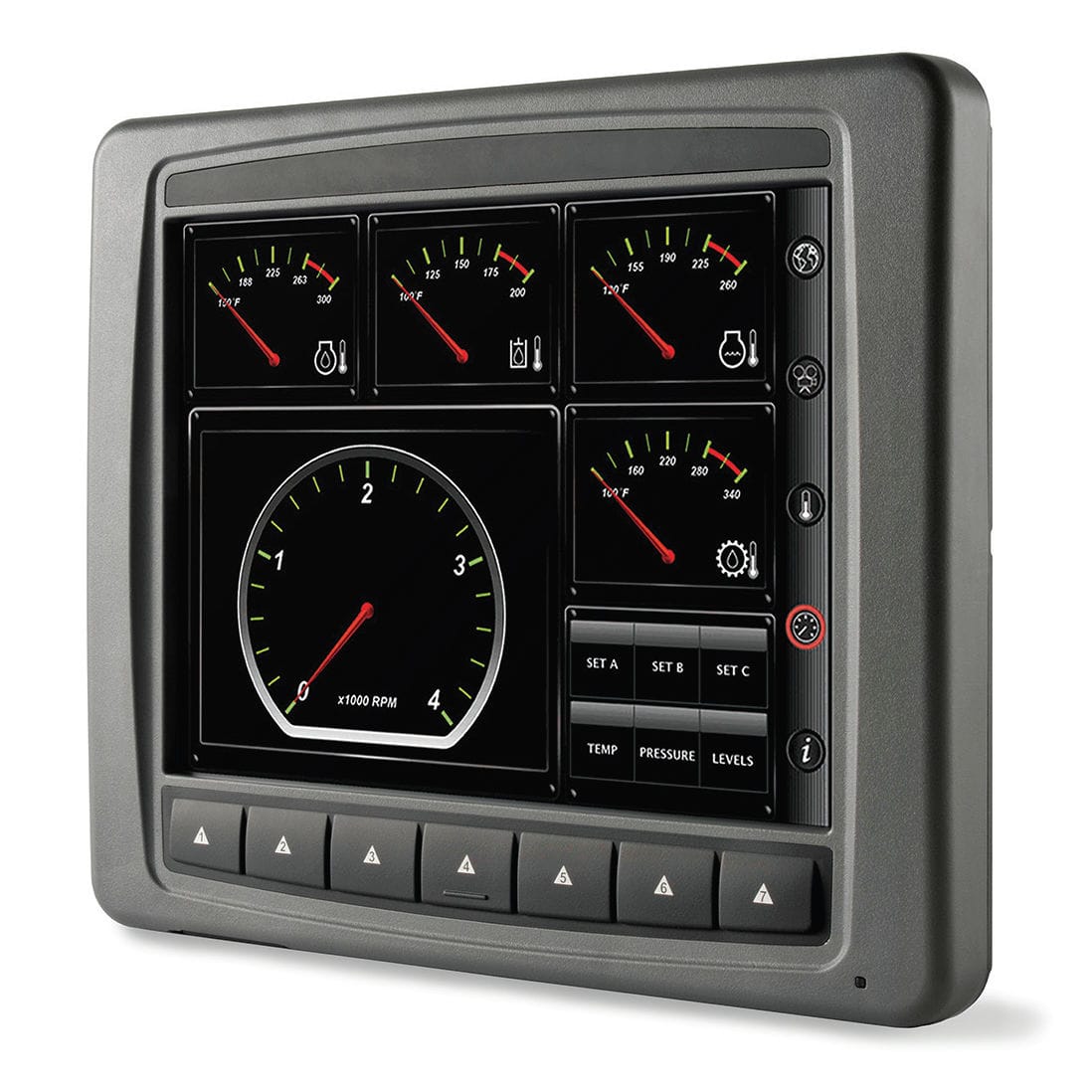 LCD display - 3Dxx series - Grayhill - touch screen / graphic / 1024 x 768